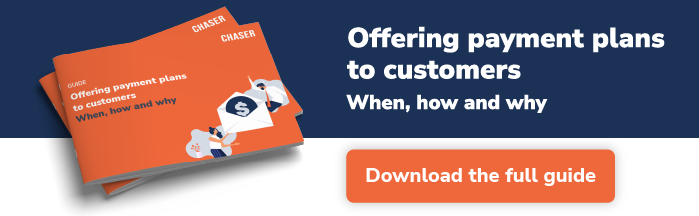 How to offer payment instalment plans and reduce late payments | Chaser